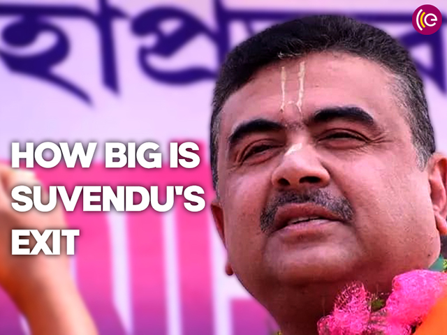 How big is Suvendu's exit